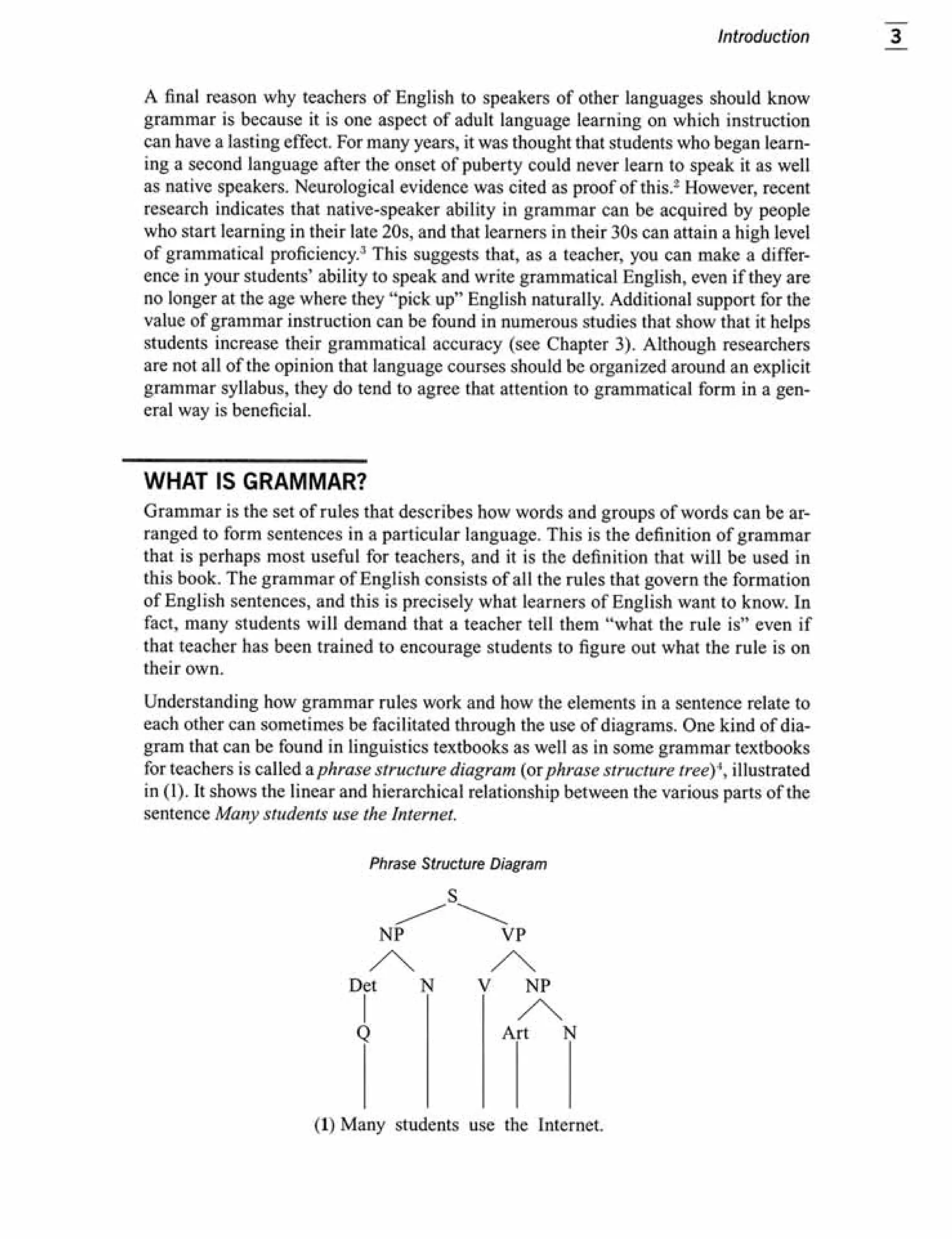 The teacher's grammar of english ron cowan | PDF