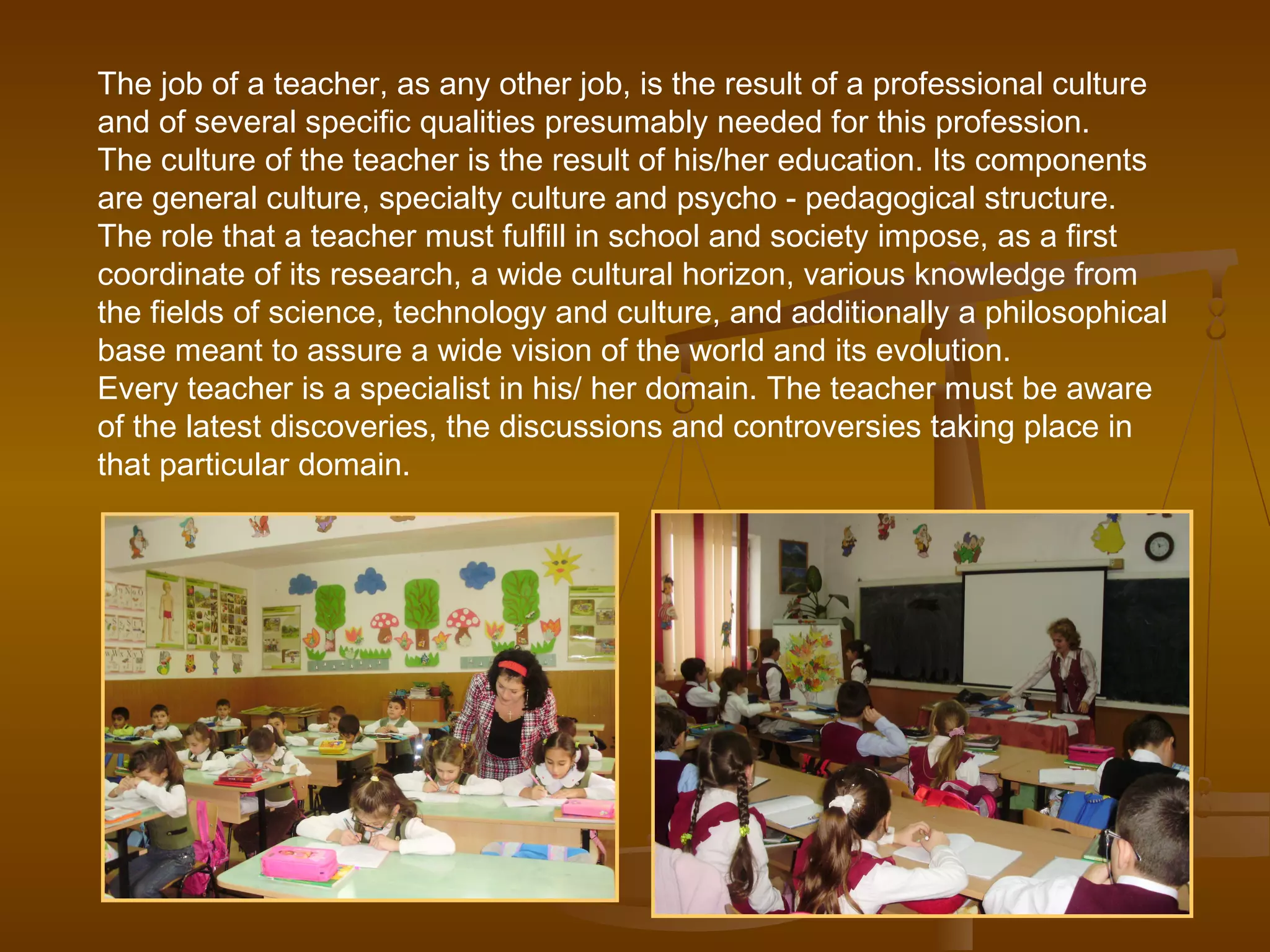 The teacher’s personality | PPT