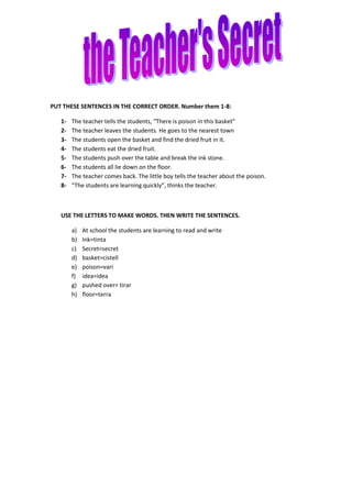 The teacher's secret | PDF