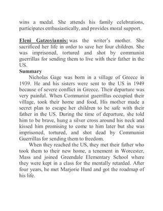 The teacher who changed my life | DOCX