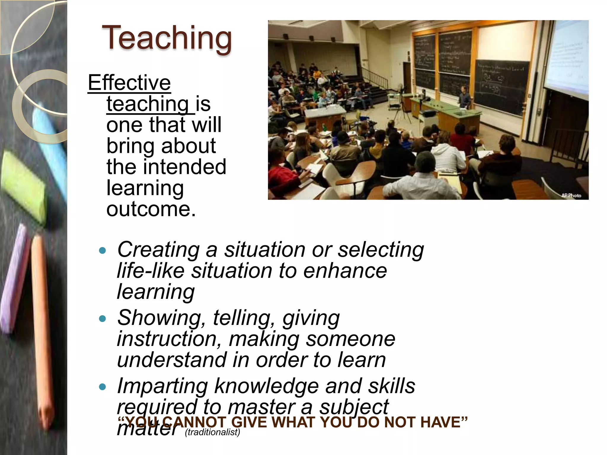 The Teaching Learning Process: Intro, Phases, Definitions, Theories and ...