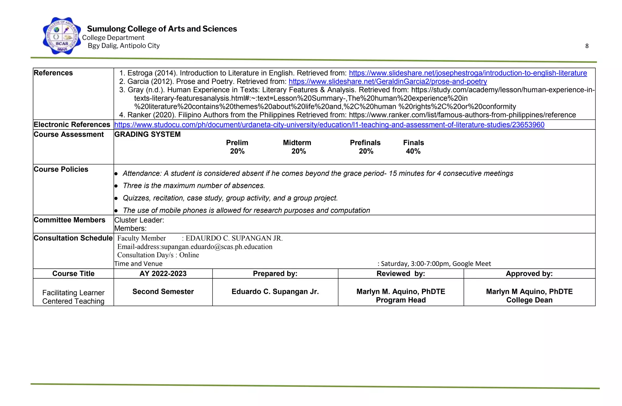The Teaching Assessment of Literature Studies (3).docx