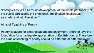 The teaching of English Poetry (2).pptx