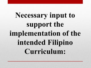 The Teaching of Filipino Language | PPTX