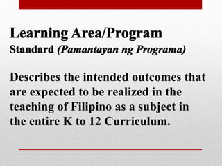 The Teaching of Filipino Language | PPTX