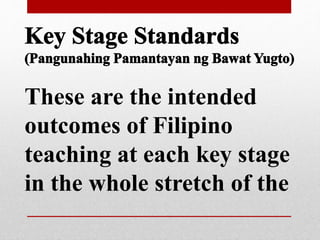 The Teaching of Filipino Language | PPTX