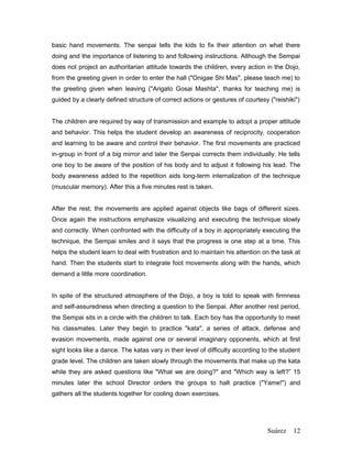 The teaching of karate do and aikido during childhood | DOC