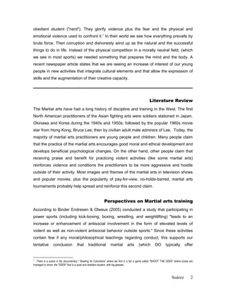 The teaching of karate do and aikido during childhood | DOC