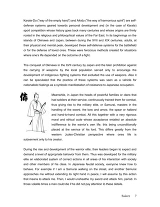 The teaching of karate do and aikido during childhood | DOC