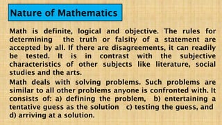 the teaching of mathematics .pptx