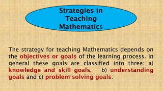 the teaching of mathematics .pptx