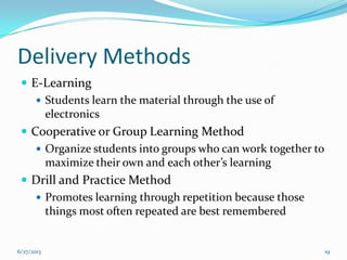 The Teaching Process, Fundamentals of Instruction | PPTX | Aviation ...