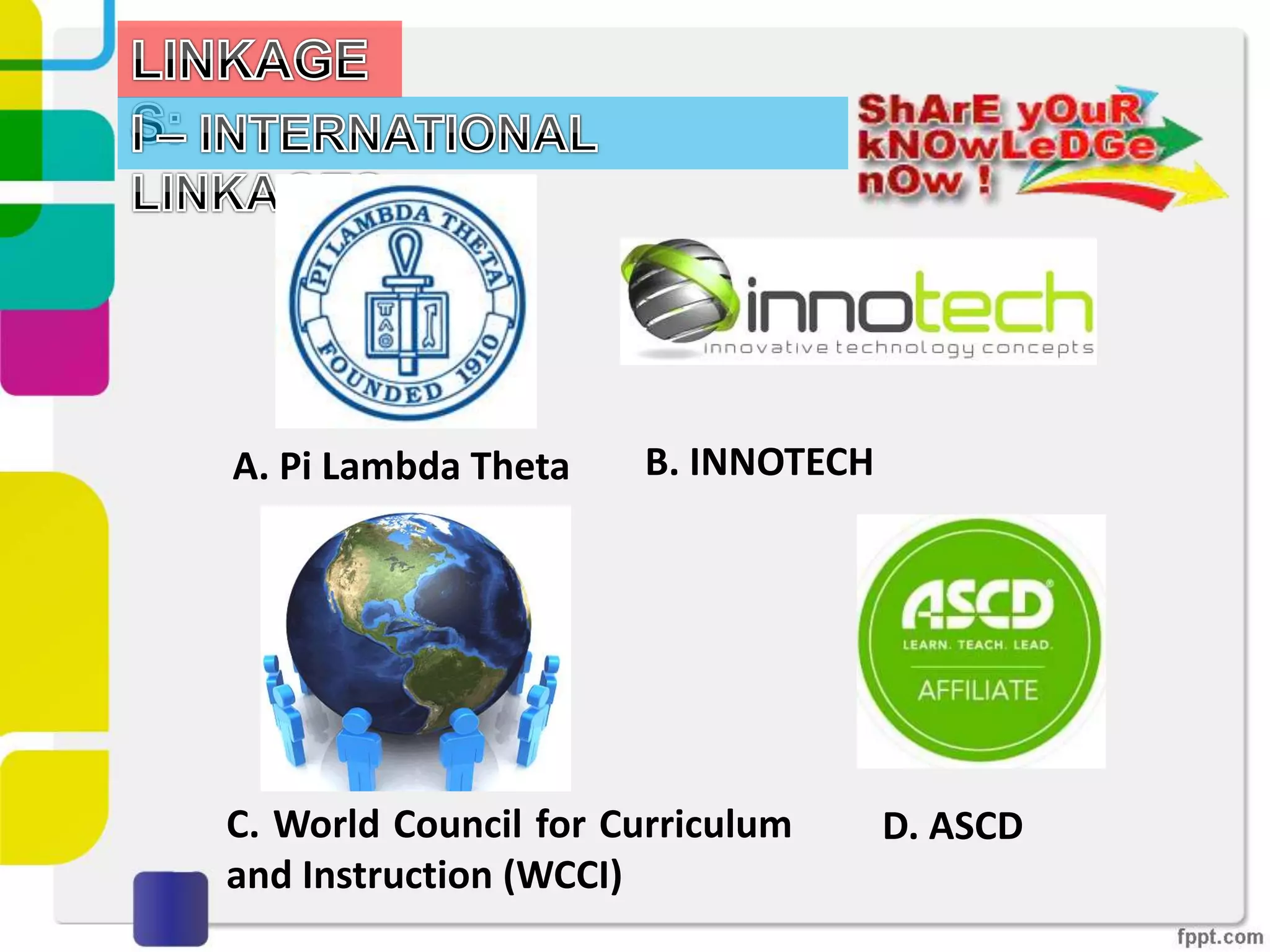 The Teaching Profession - Linkages & Networking with Organizations | PPTX