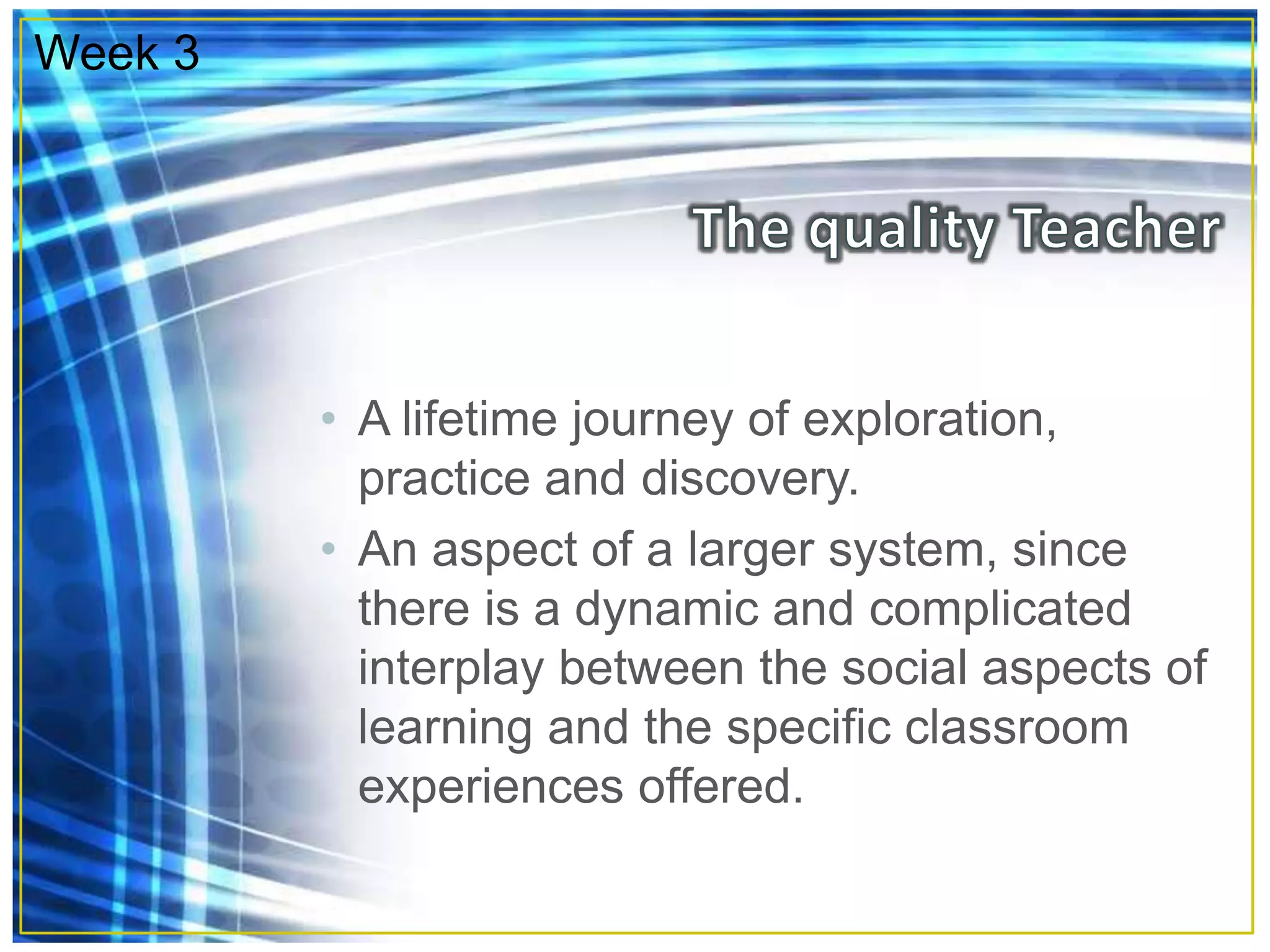 The teaching profession-- | PPT