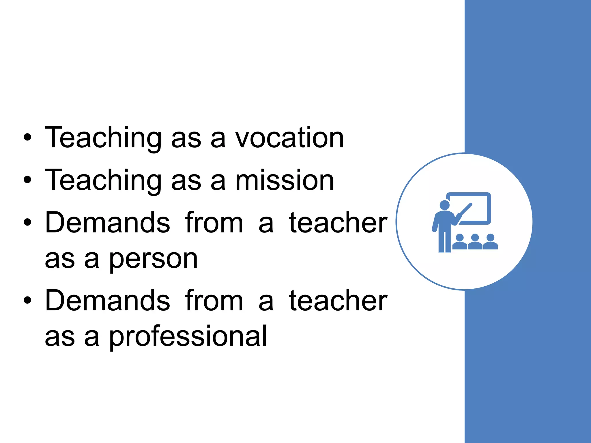 THE TEACHING PROFESSION.pptx | Professional School | Postgraduate Education