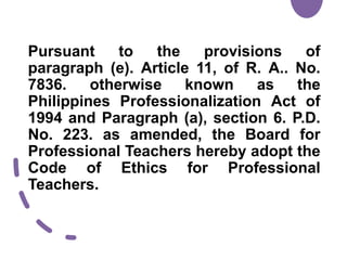 THE TEACHING PROFESSION.pptx