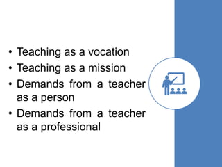 THE TEACHING PROFESSION.pptx