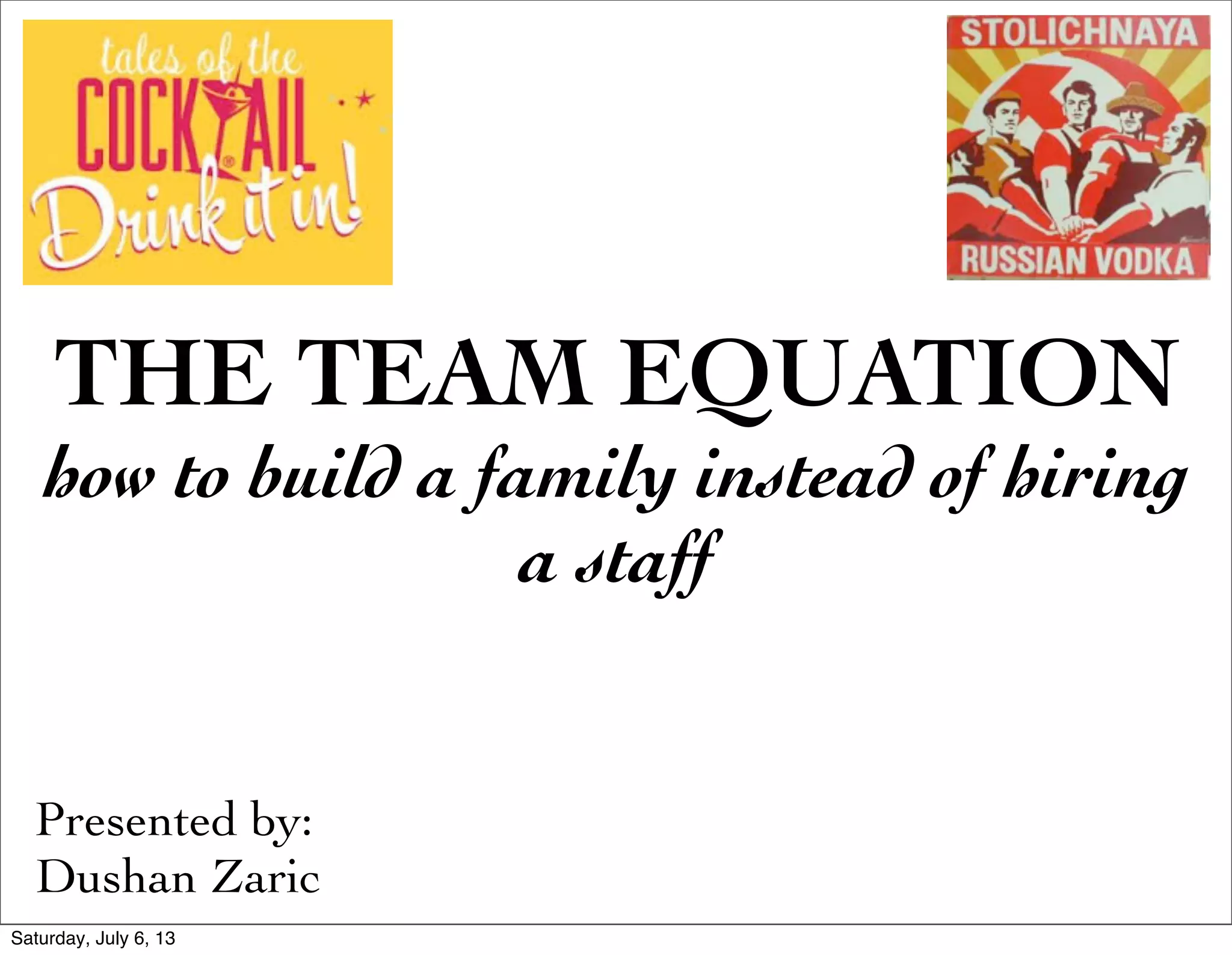 The team equation | PDF