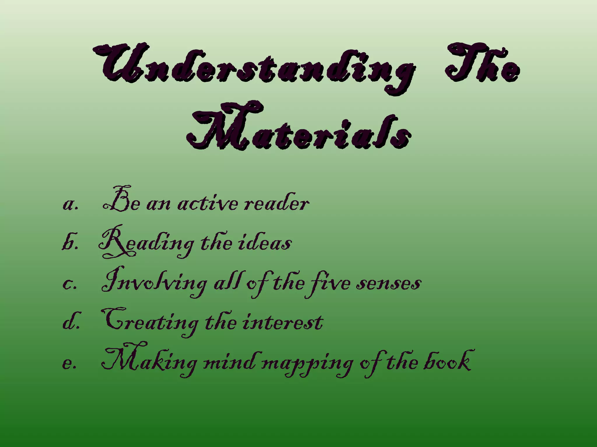 The techniques of reading | PPT | Books and Literature
