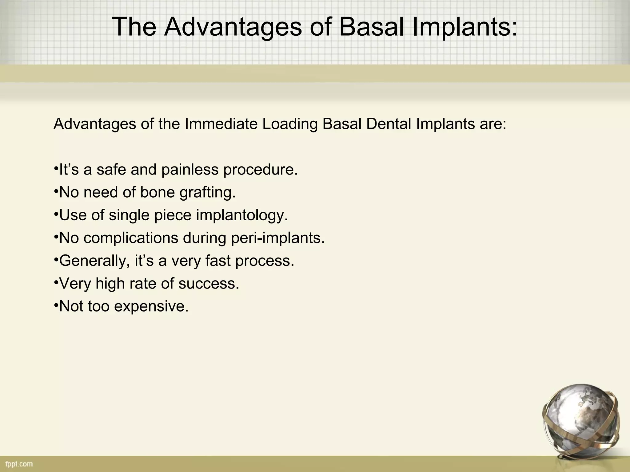 The techniques of basal implants | PPT
