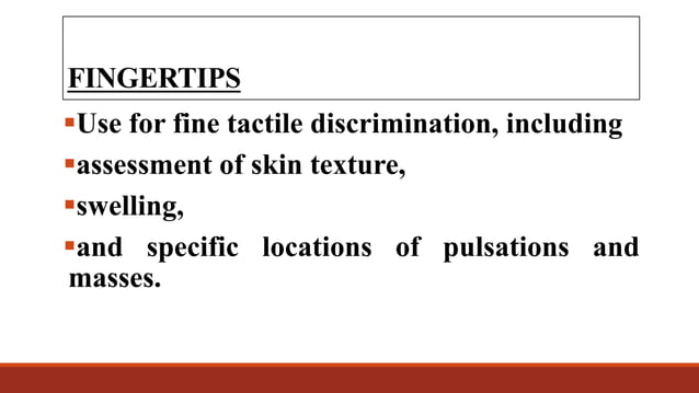 The techniques of physical examination | PPTX | Physical Therapy | Wellness