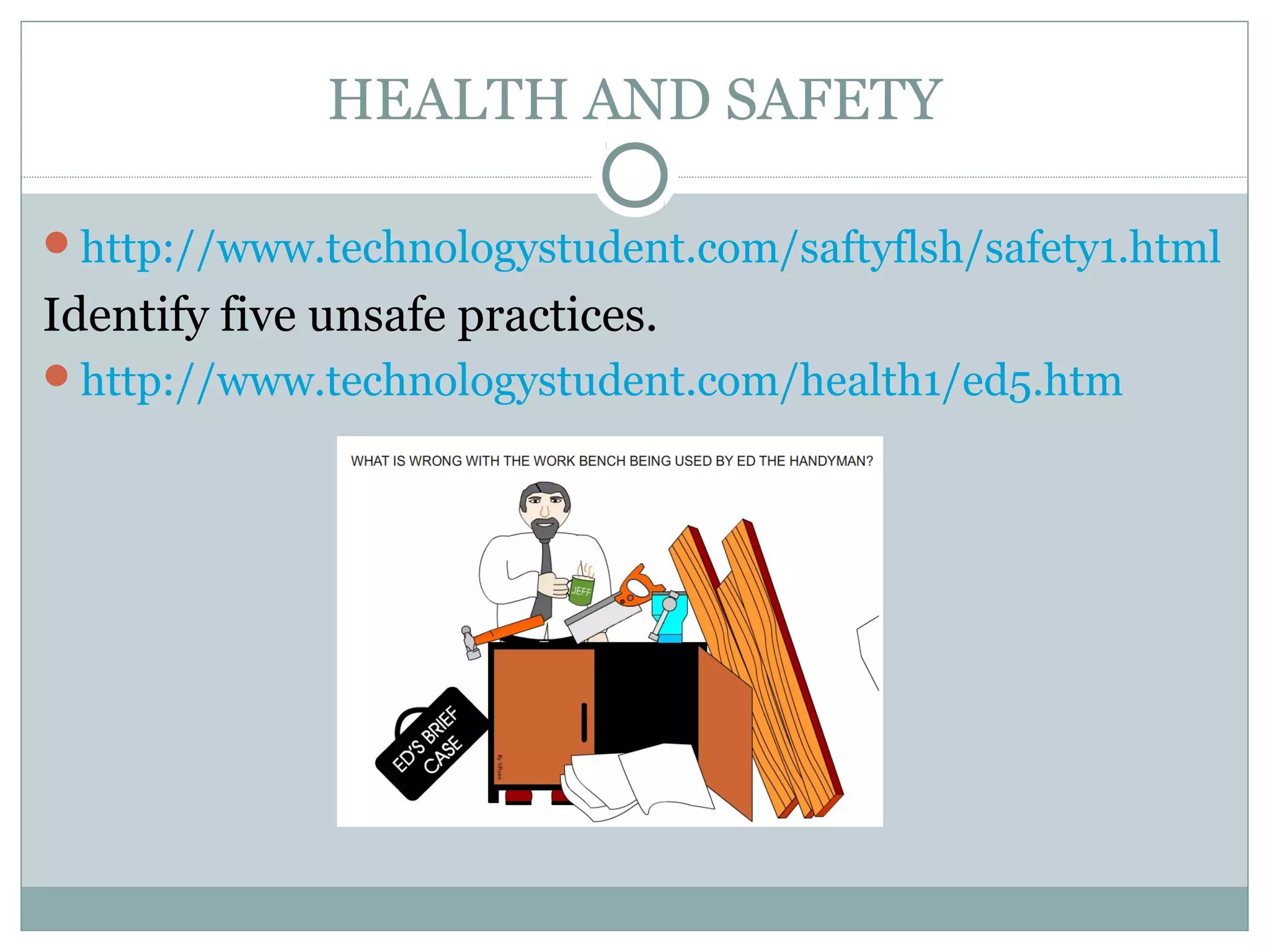 The technology workshop (I) | PPT