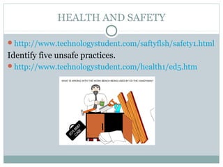 The technology workshop (I) | PPT | First Aid | Injuries