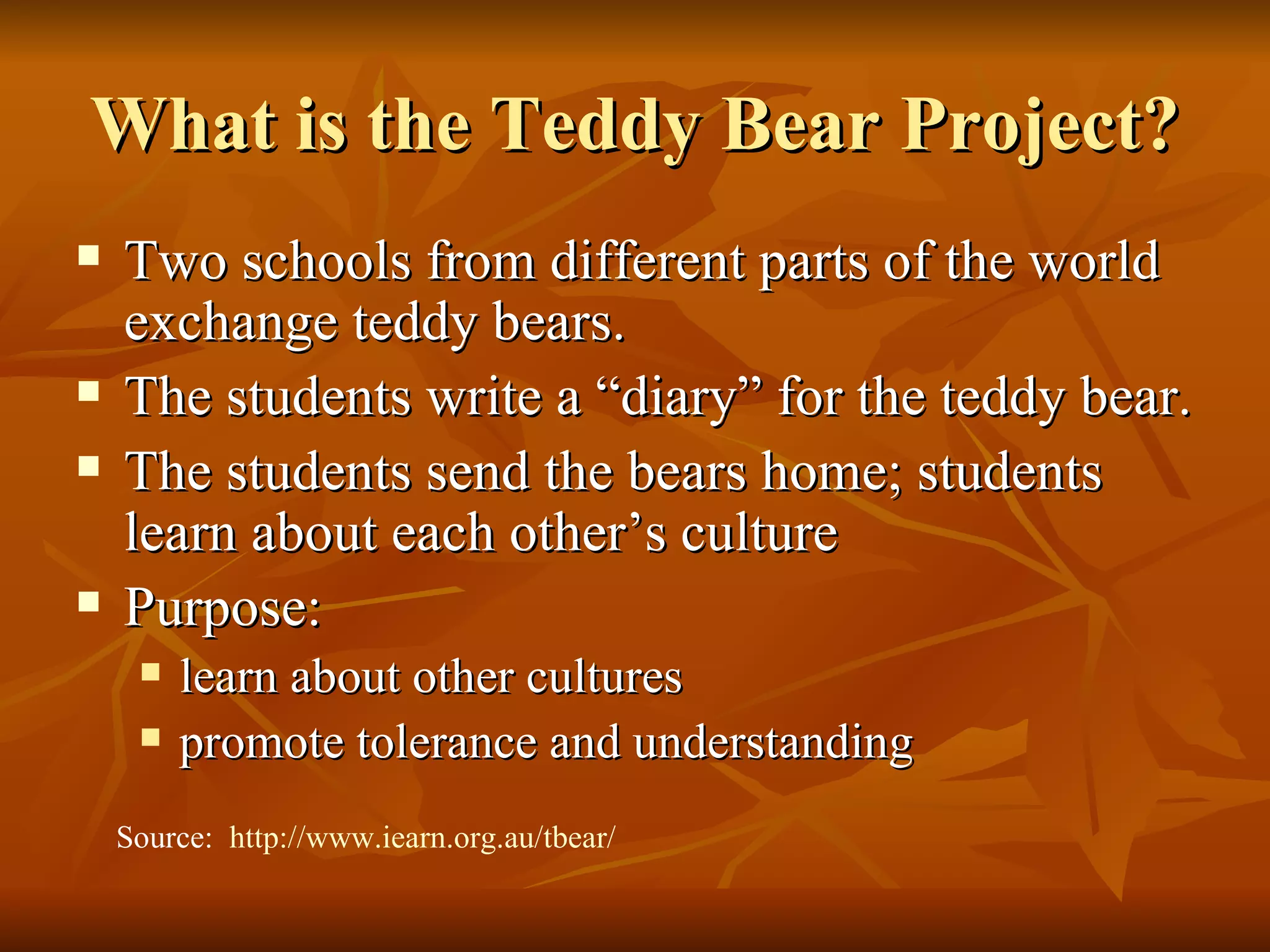 The Teddy Bear Project 6230 Siko | PPT