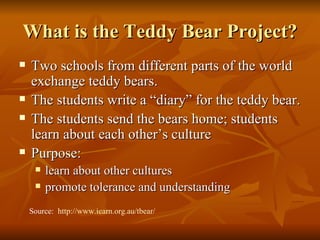 The Teddy Bear Project 6230 Siko | PPT