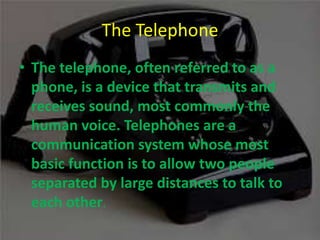 The telephone | PPT