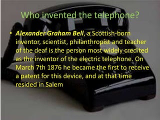 The telephone | PPT