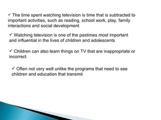 The Television And Children | PPT