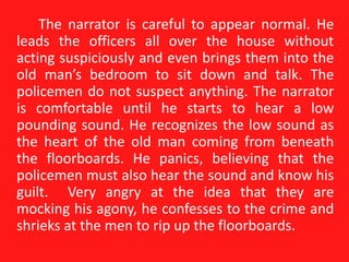 The tell tale heart by Edgar Allan Poe | PPTX