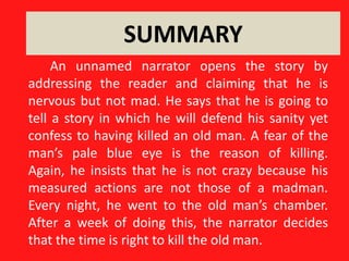 The tell tale heart by Edgar Allan Poe | PPT