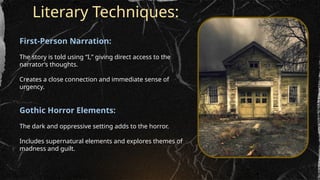 The Tell-Tale Heart by Edgar Allan Poe ( Teacher's Day 2024) | PPTX