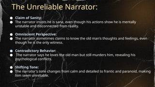 The Tell-Tale Heart by Edgar Allan Poe ( Teacher's Day 2024) | PPTX