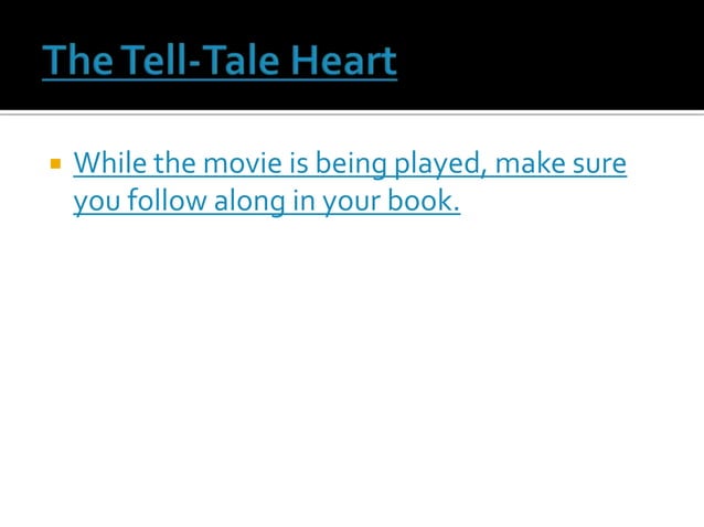 The tell tale heart pp | PPT