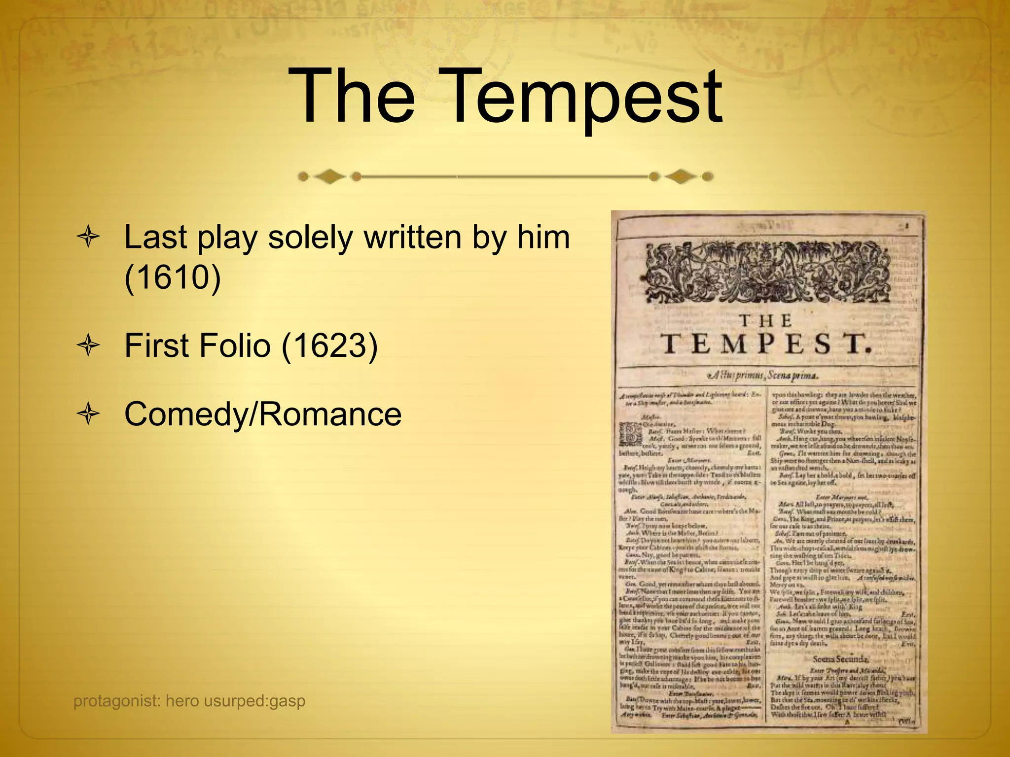 The tempest English literature | PPTX