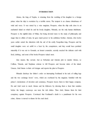 The tempest book review | DOCX