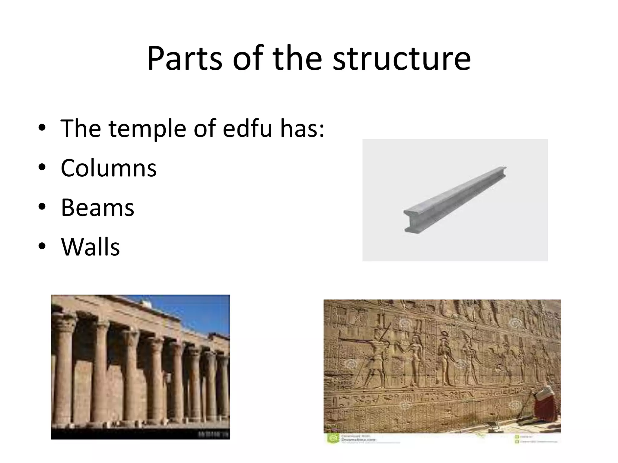 The temple of edfu, nadia, miguel and kristina | PPTX