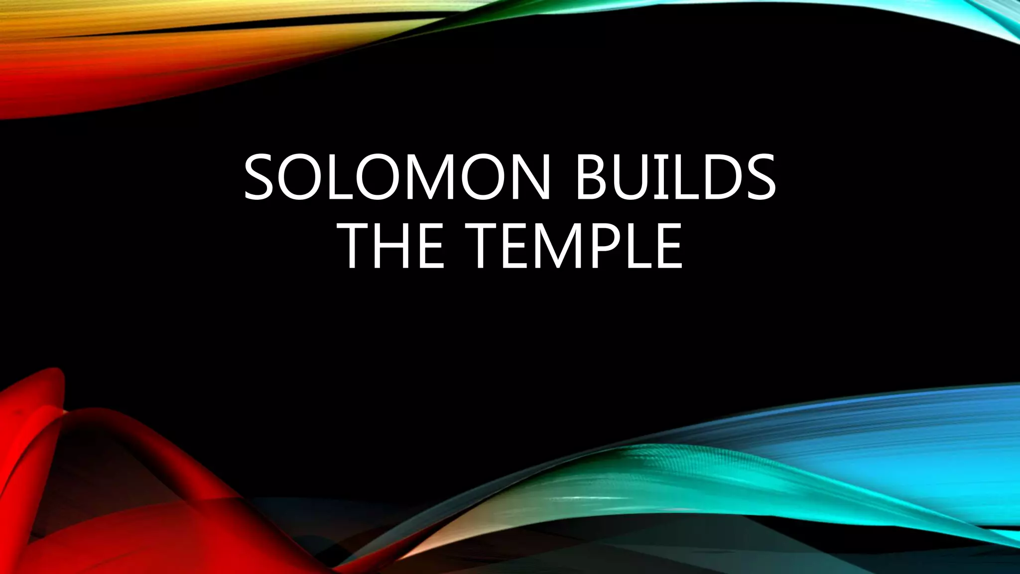 The Temple of Solomon | PPTX