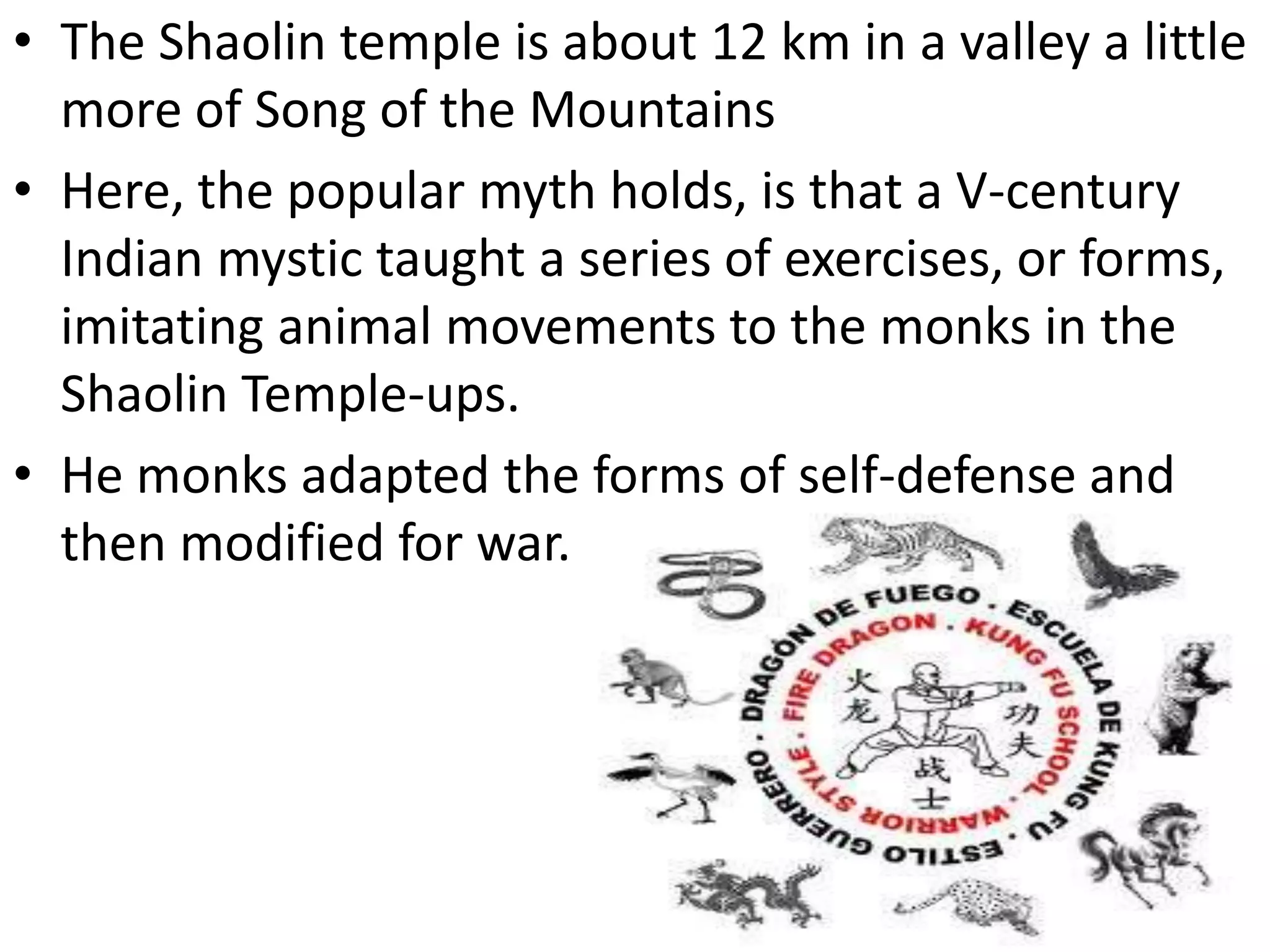 The temple shaolin | PPTX