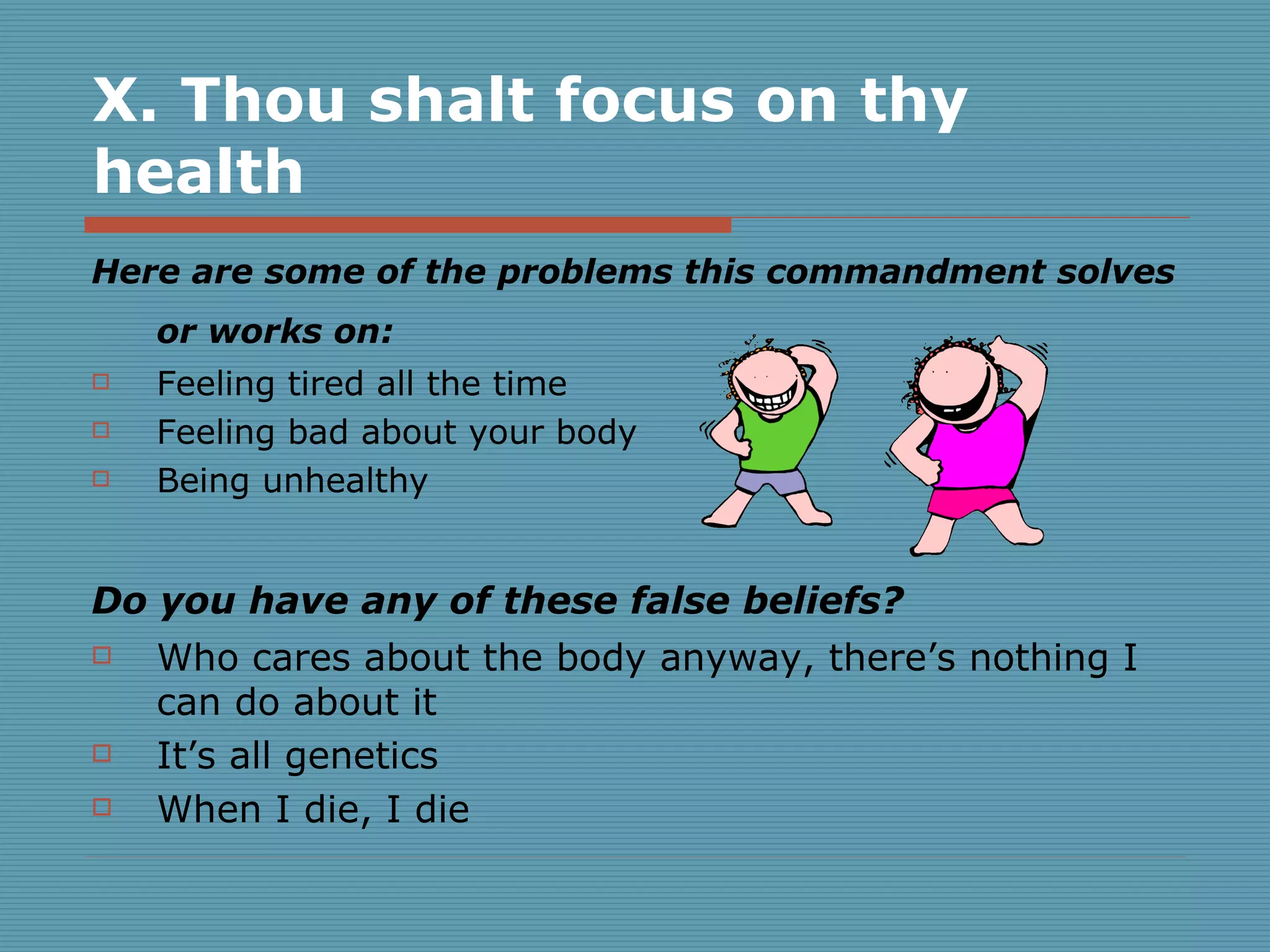 The Ten Commandments of Discipline | PPT