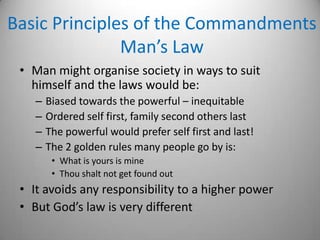 The ten commandments - Their significance today | PPTX | Judaism ...