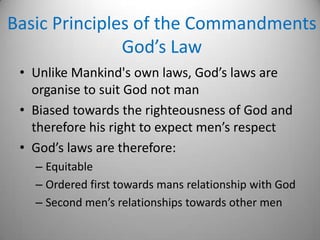 The ten commandments - Their significance today | PPTX