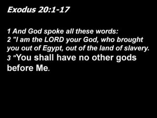 The Ten Commandments | PDF