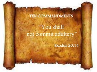 The Ten Commandments And The Words of Jesus | PPTX