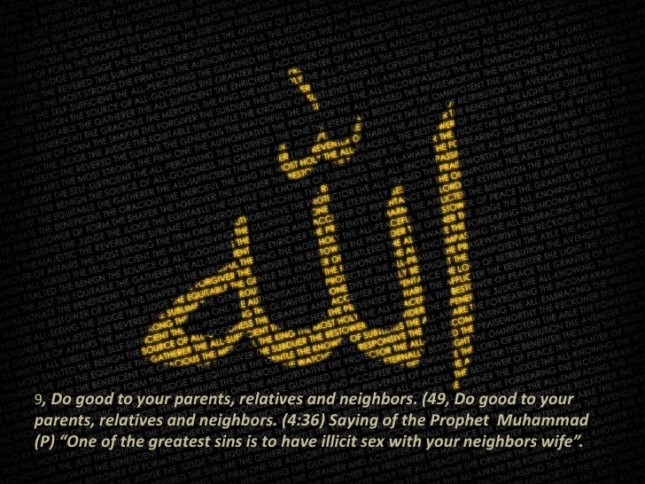 Ten Commandments In Islam