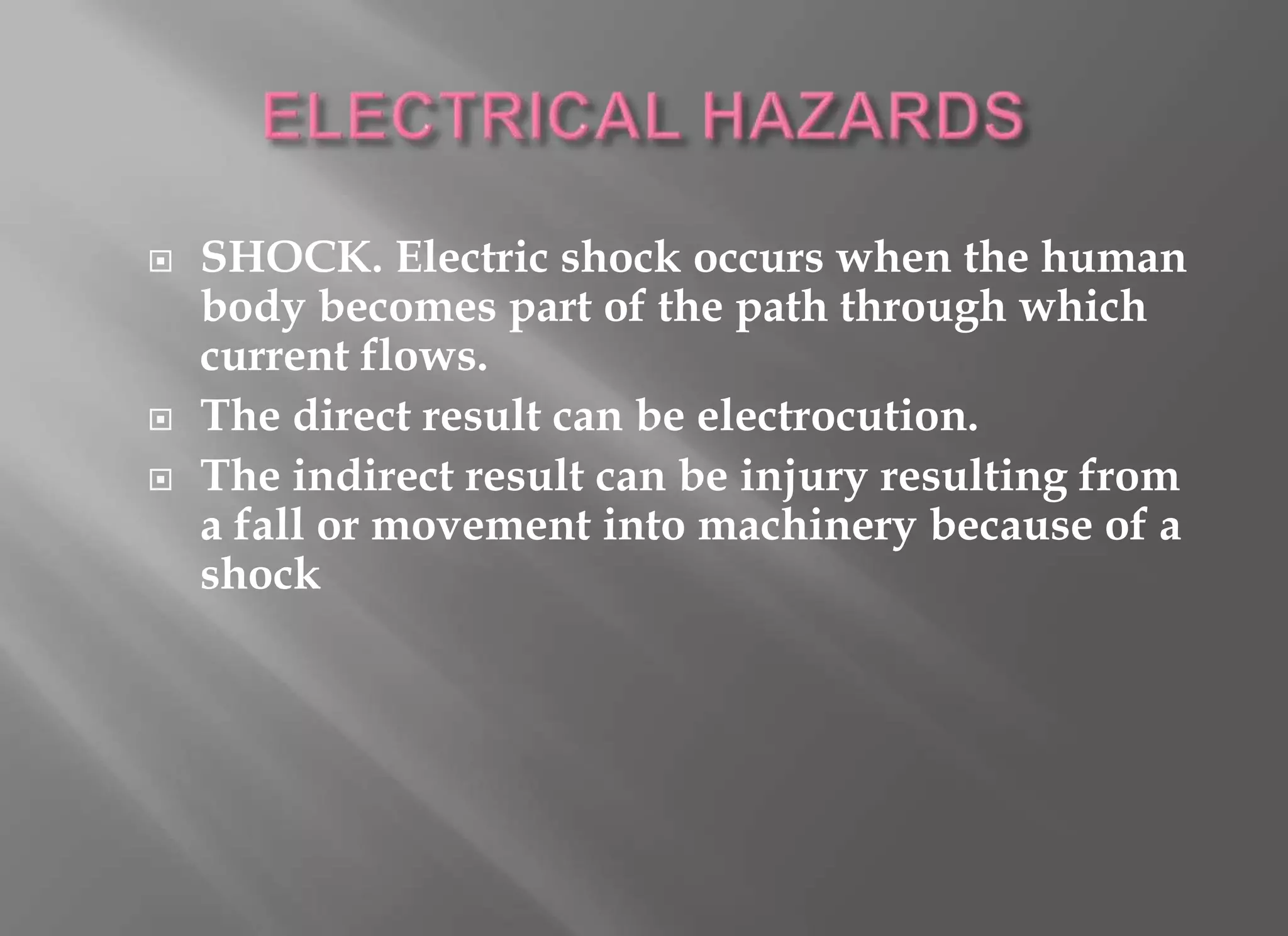 The ten commandments of electrical safety | PPTX