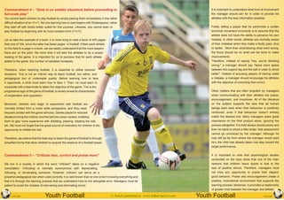The ten commandments_of_youth_football_training | PDF